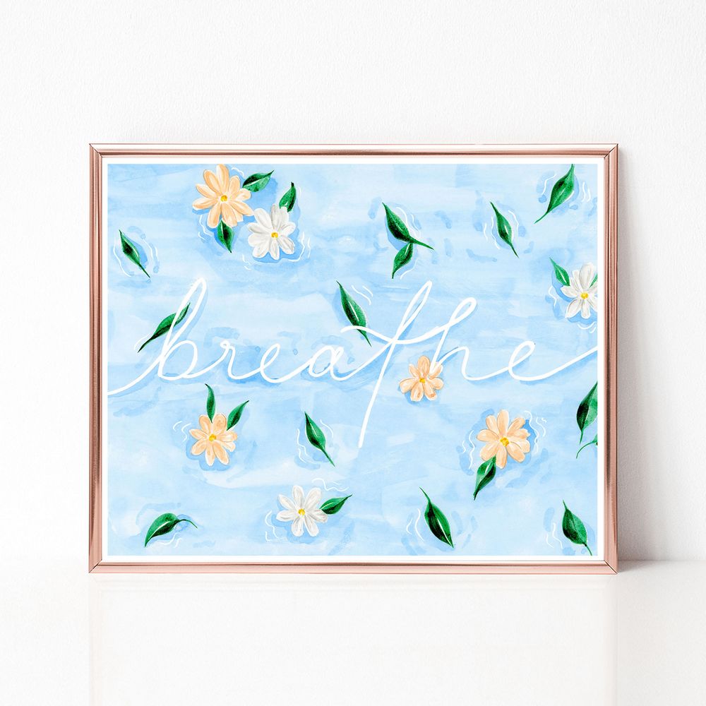 Breathe Art Print | Almeida Illustrations