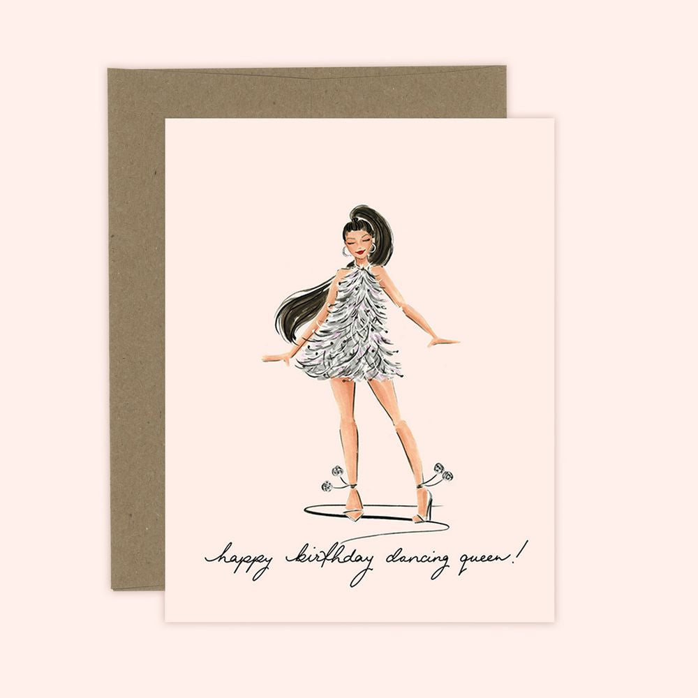 Dancing Queen card | Illustration Art | Almeida Illustrations